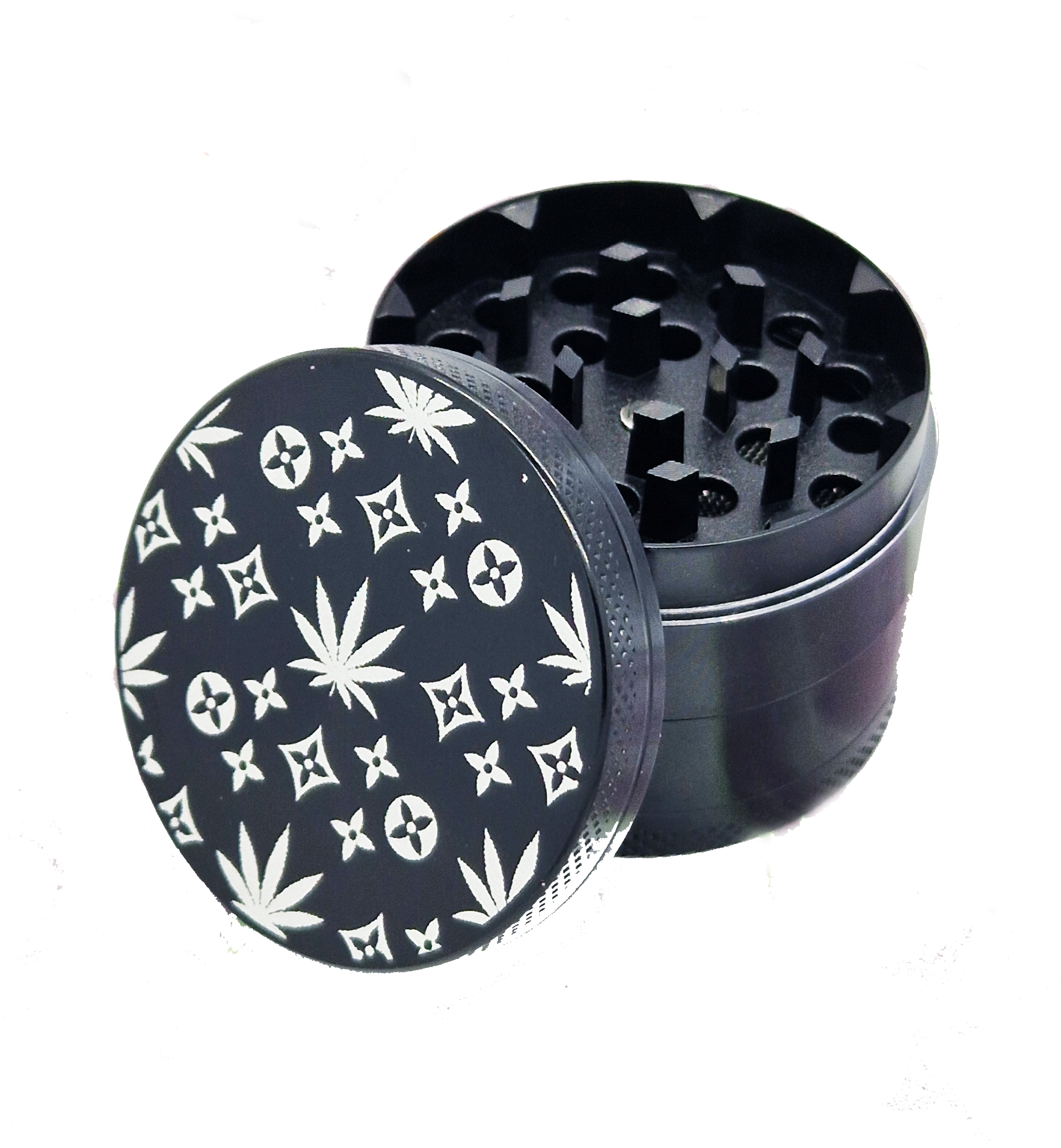 Designer Inspired – 50mm 4-Piece Premium Metal Grinder – Custom Vault